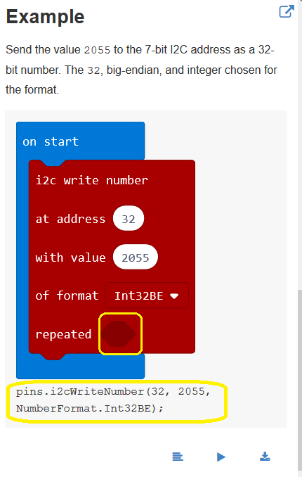 There lacks a parameter for this block example code · Issue #887 · microsoft/pxt-microbit · GitHub