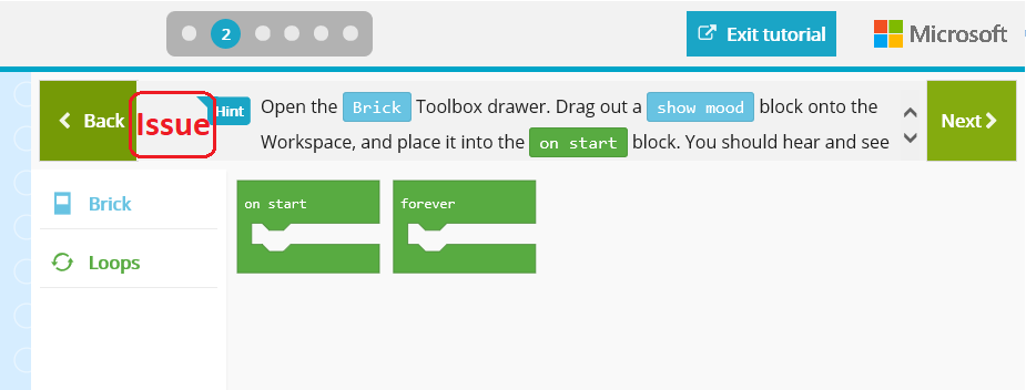 There is no logo on the tutorial banner for user to click on IE · Issue #737 · microsoft/pxt-ev3 ...