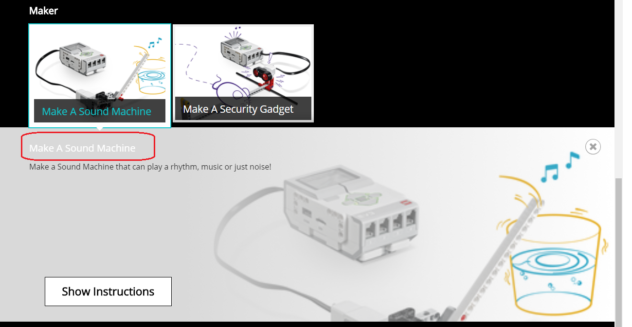 The projects' names are white on "High Contrast On" mode · Issue #749 · microsoft/pxt-ev3 · GitHub