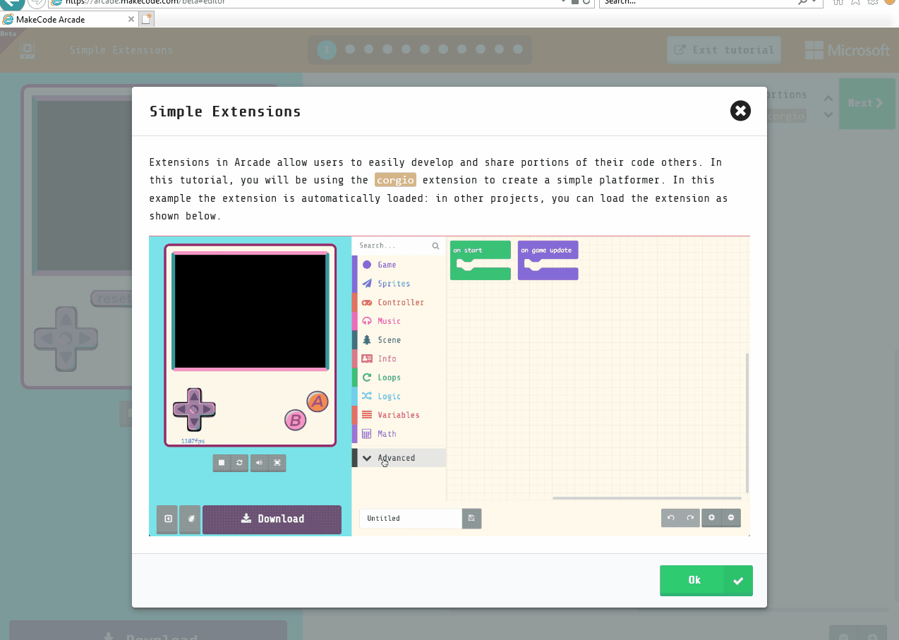 .gif in tutorial "Simple Extensions" runs too slowly on IE · Issue #536 ...