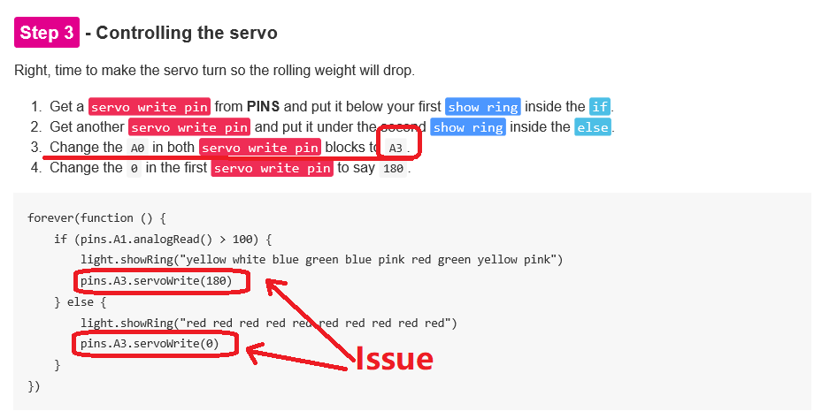 Issue on tutorial Rube Goldberg · Issue #967 · microsoft/pxt-adafruit · GitHub