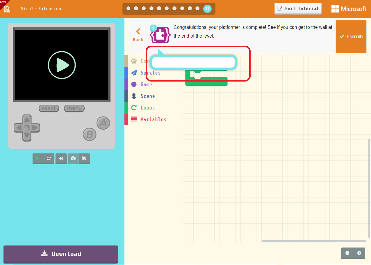 Hint in tutorial "Simple Extensions" last step is empty · Issue #1071 ...