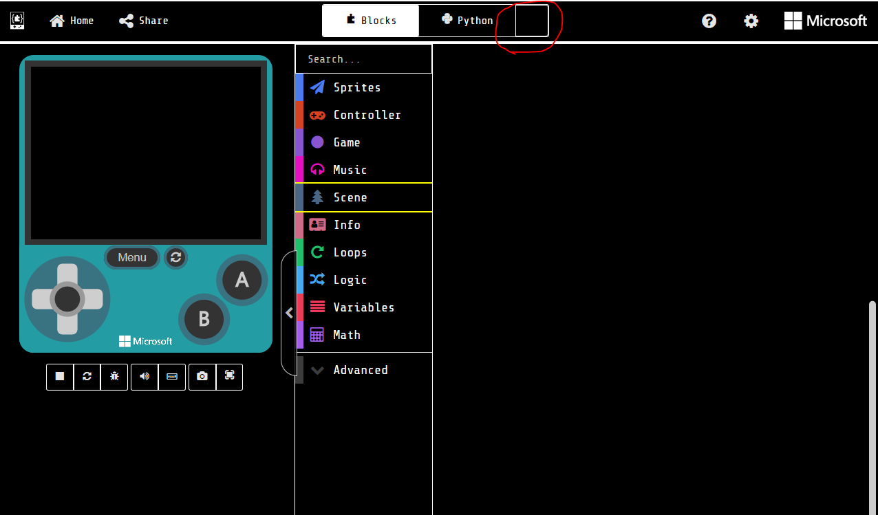 Switch editor button is not clear in high contrast mode · Issue #1705 · microsoft/pxt-arcade ...