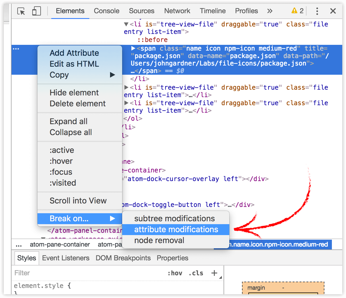 Icon changes depending on which file is highlighted · Issue #638 · file ...