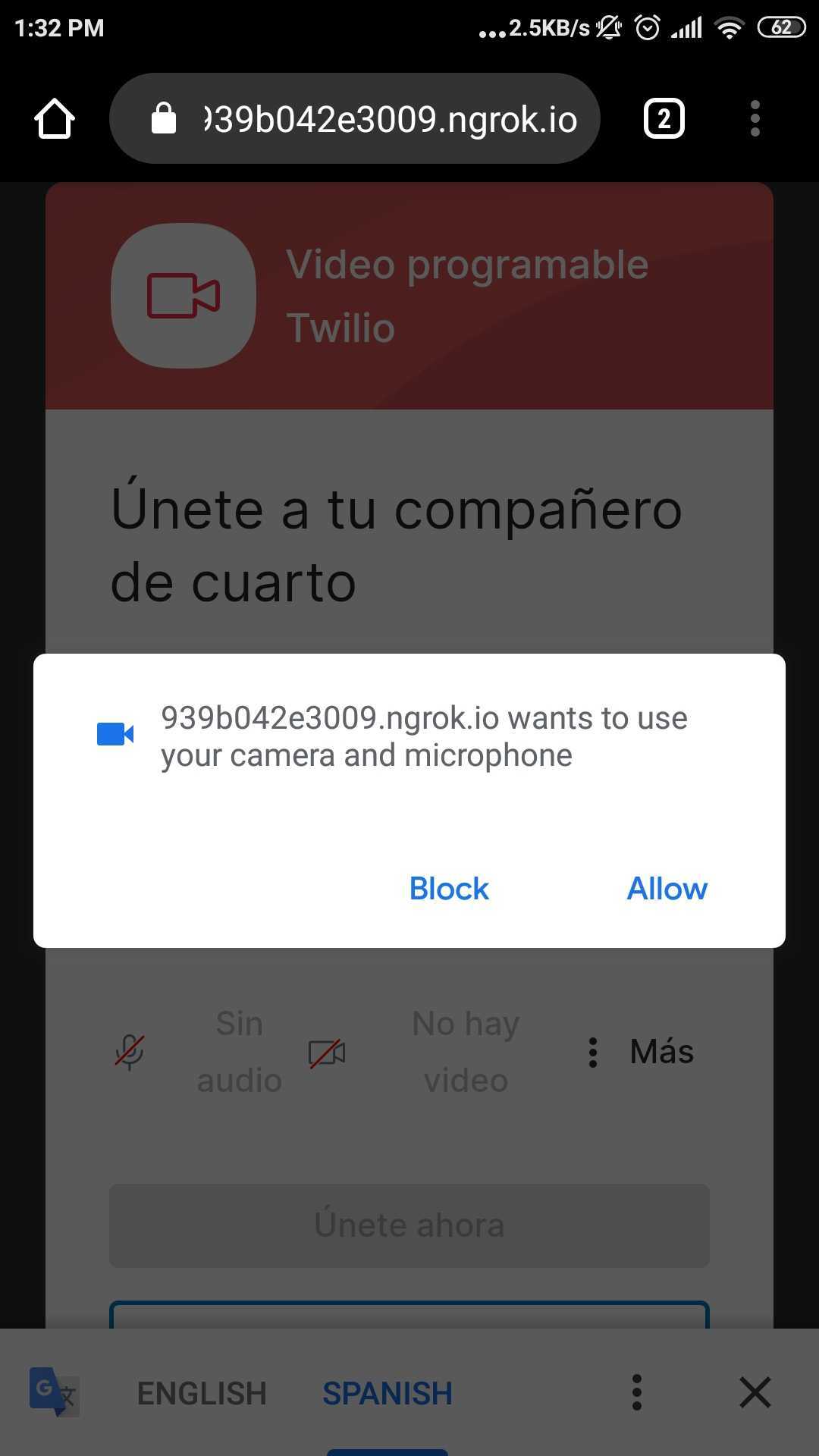 This Site Can Not Ask For Your Permissions · Issue 391 · Twilio Twilio Video App React · Github