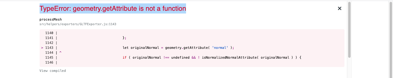 Gltfexporter Support Geometry With Points · Issue 15864 · Mrdoobthreejs · Github 