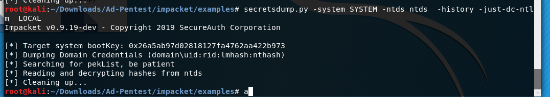 "Searching for pekList, be patient",and then nothing happen · Issue #625 · fortra/impacket · GitHub