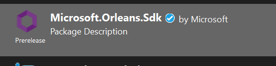 NuGet package for Microsoft.Orleans.Sdk.csproj has a blank description. · Issue #7563 · dotnet ...
