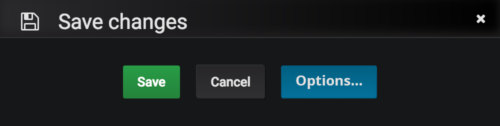 UX: Improve save modal · Issue #10748 · grafana/grafana · GitHub