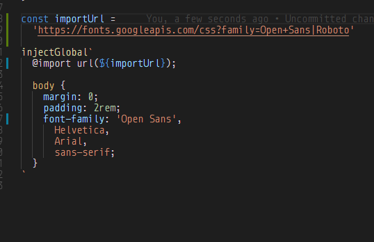 Syntax highlighting for '@import' rules is broken · Issue #51 · styled ...