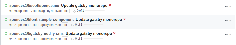 Netlify - Update gatsby monorepo continually failing · Issue #15481 · gatsbyjs/gatsby · GitHub