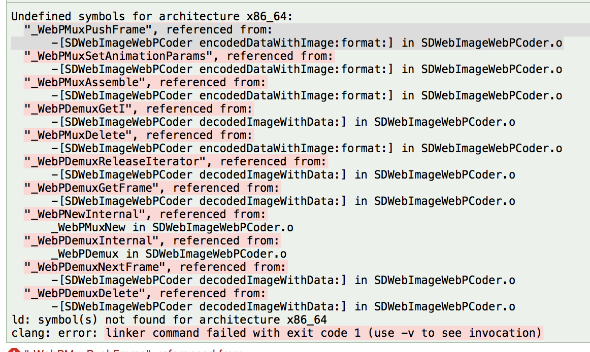 When I use webp ,some errors appear · Issue #2211 · SDWebImage/SDWebImage · GitHub