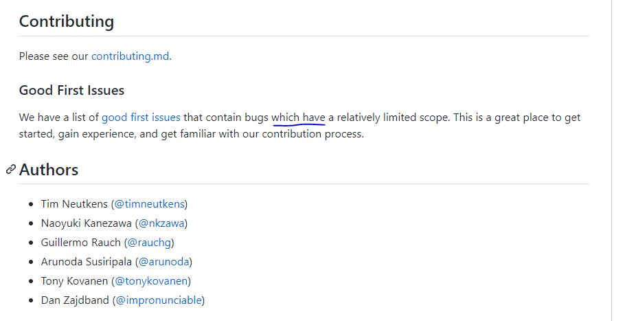 Typo Issue In Readmemd File · Issue 40336 · Vercelnextjs · Github