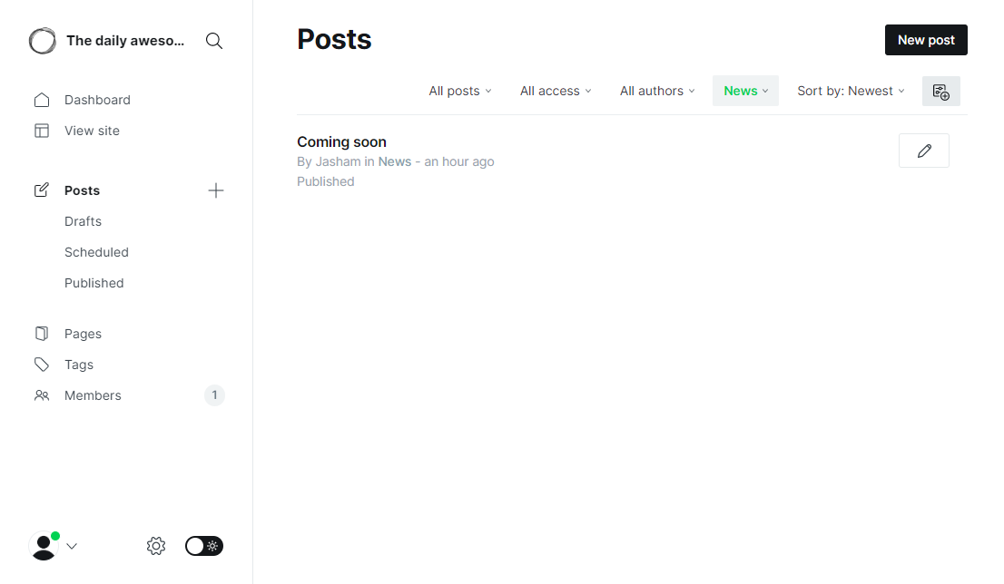 Unsaved changes modal not shown in member newsletter subscriptions · Issue #15507 · TryGhost ...