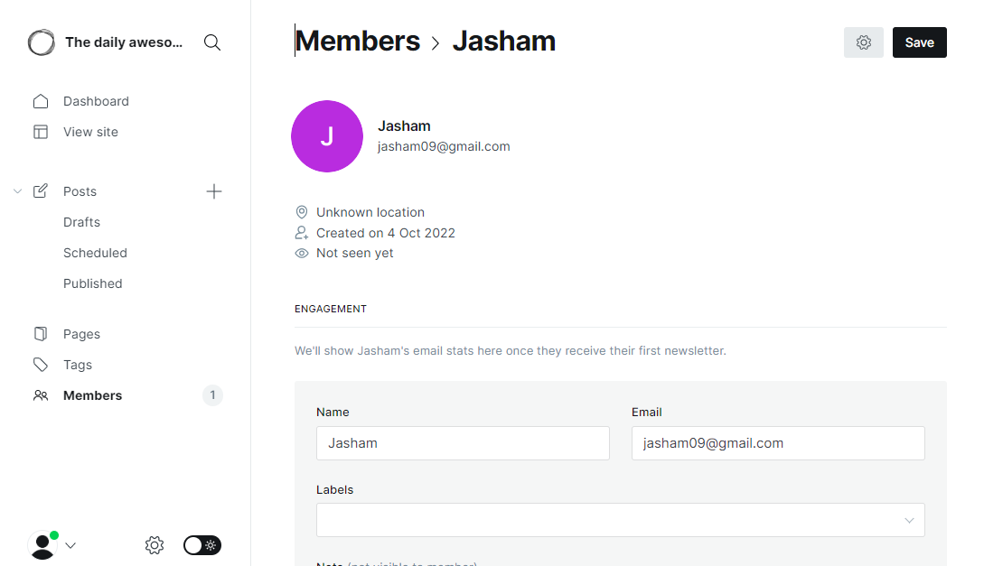 Unsaved changes modal not shown in member newsletter subscriptions · Issue #15507 · TryGhost ...
