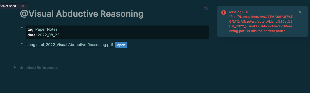 When Using Zotero Plugin In Logseq To Automatically Import A Paper From