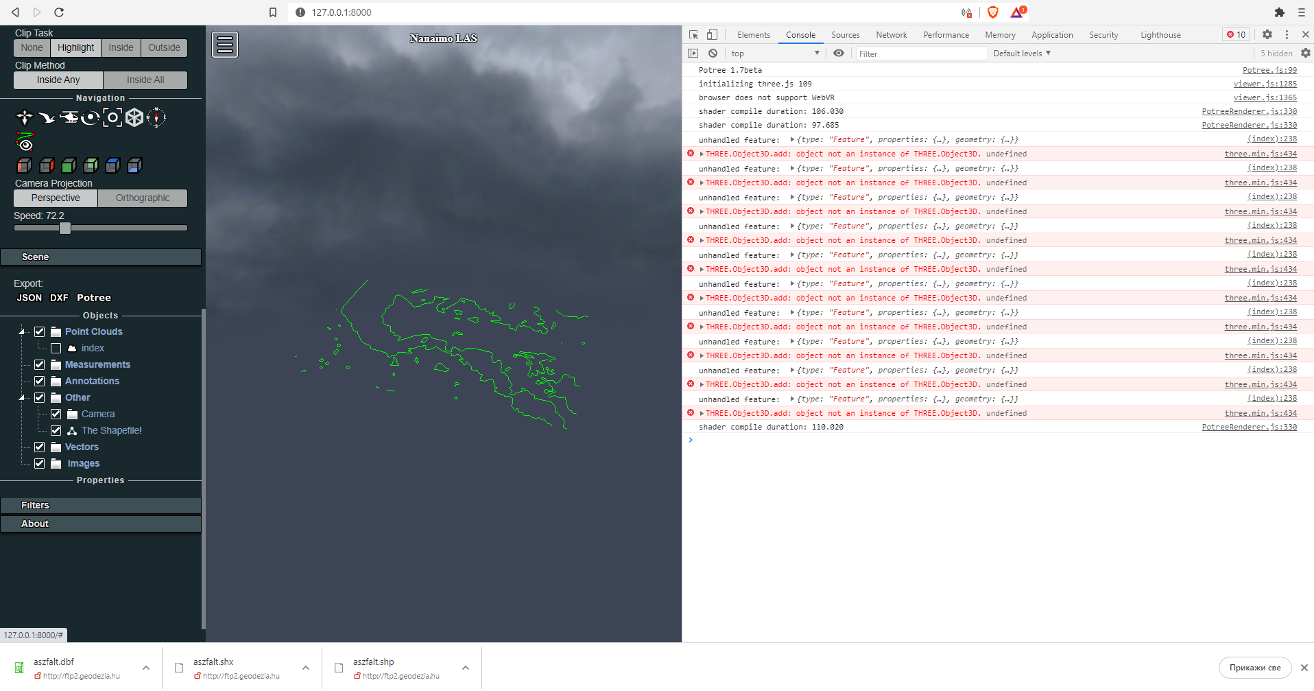 How to import 3D shapefile ? · Issue #375 · potree/potree · GitHub