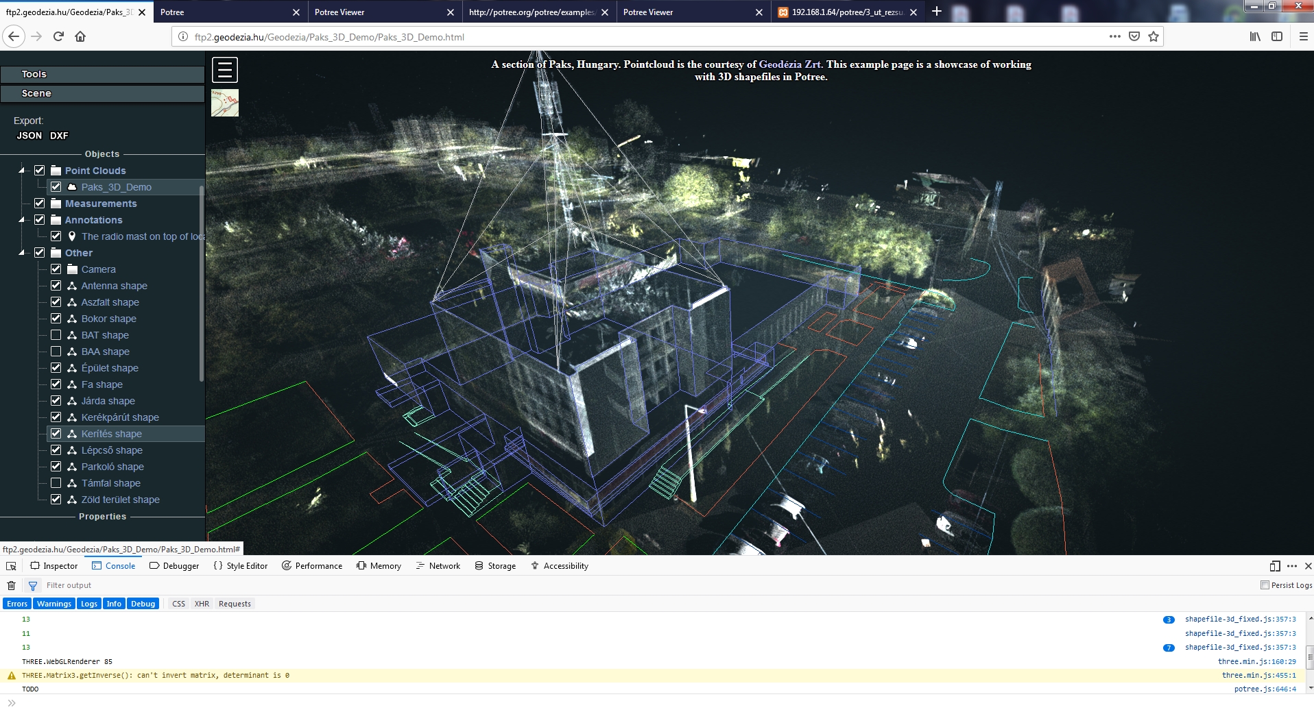 How to import 3D shapefile ? · Issue #375 · potree/potree · GitHub