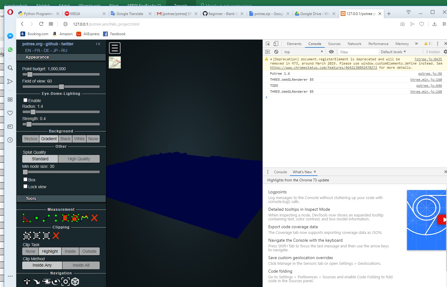 Beginner - Blank Webpage · Issue #643 · potree/potree · GitHub