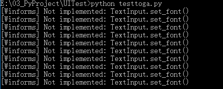 Tutorial 1 : [Winforms] Not implemented: TextInput.set_font() · Issue #577 · beeware/toga · GitHub