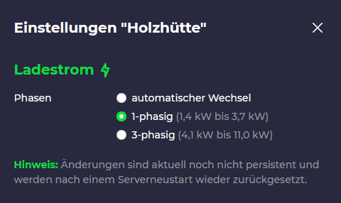 Reset der Phasen, wenn resetOnDisconnect=true · Issue #5424 · evcc-io/evcc · GitHub