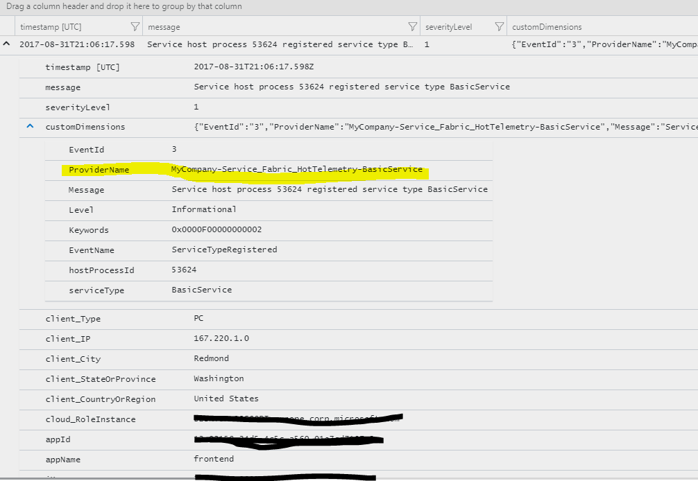 Unable to send the EventFlow Messages/Errors to Application Insight · Issue #131 · Azure ...