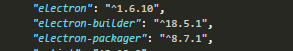 This dependency was not found: * fs in ./~/.1.6.10@electron/index.js ...