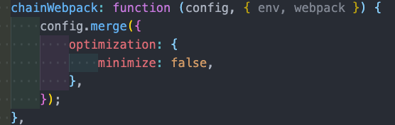 [Bug] 配置chainWebpack里的optimization，用户配置被覆盖 · Issue #7362 · umijs/umi · GitHub