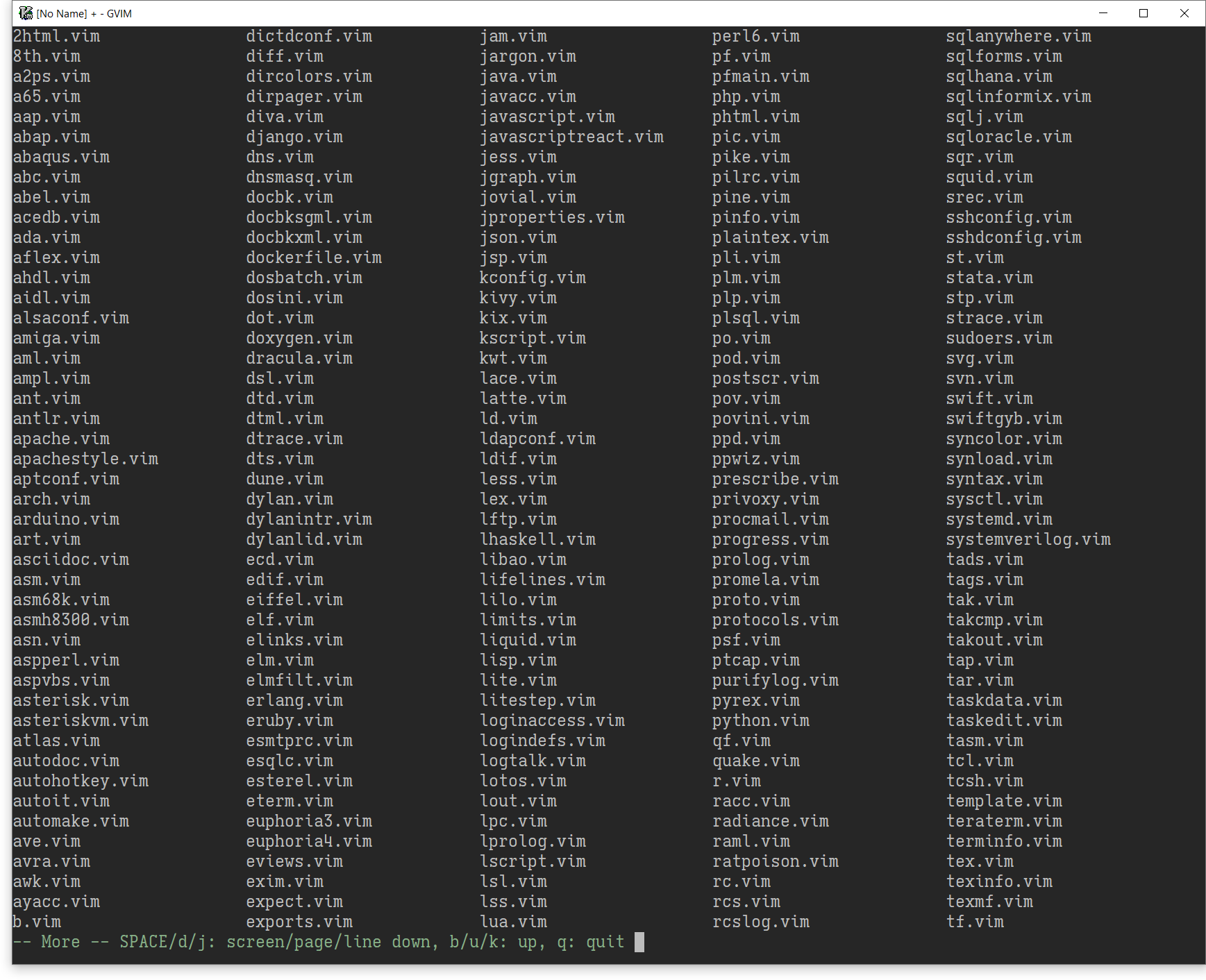 fenced code syntax highlight: supported languages · Issue #89 · habamax/vim-asciidoctor · GitHub