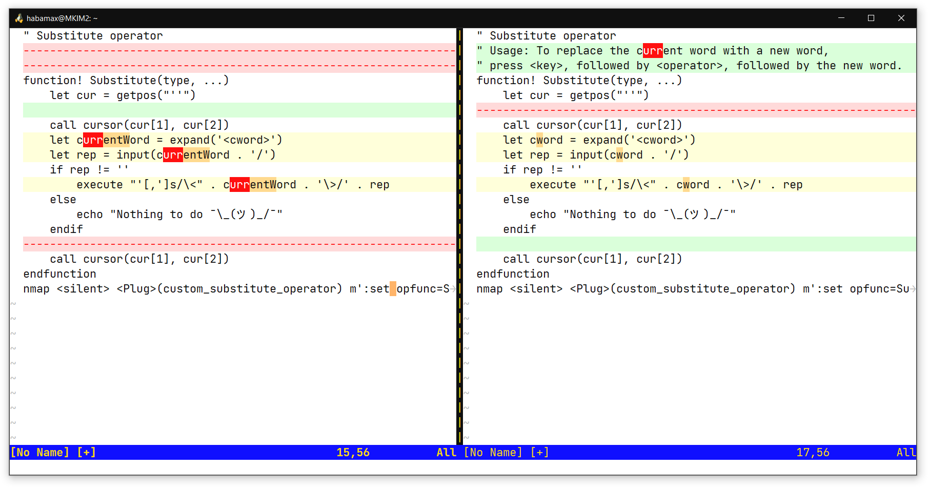 Review: diff colors visibility · Issue #112 · vim/colorschemes · GitHub