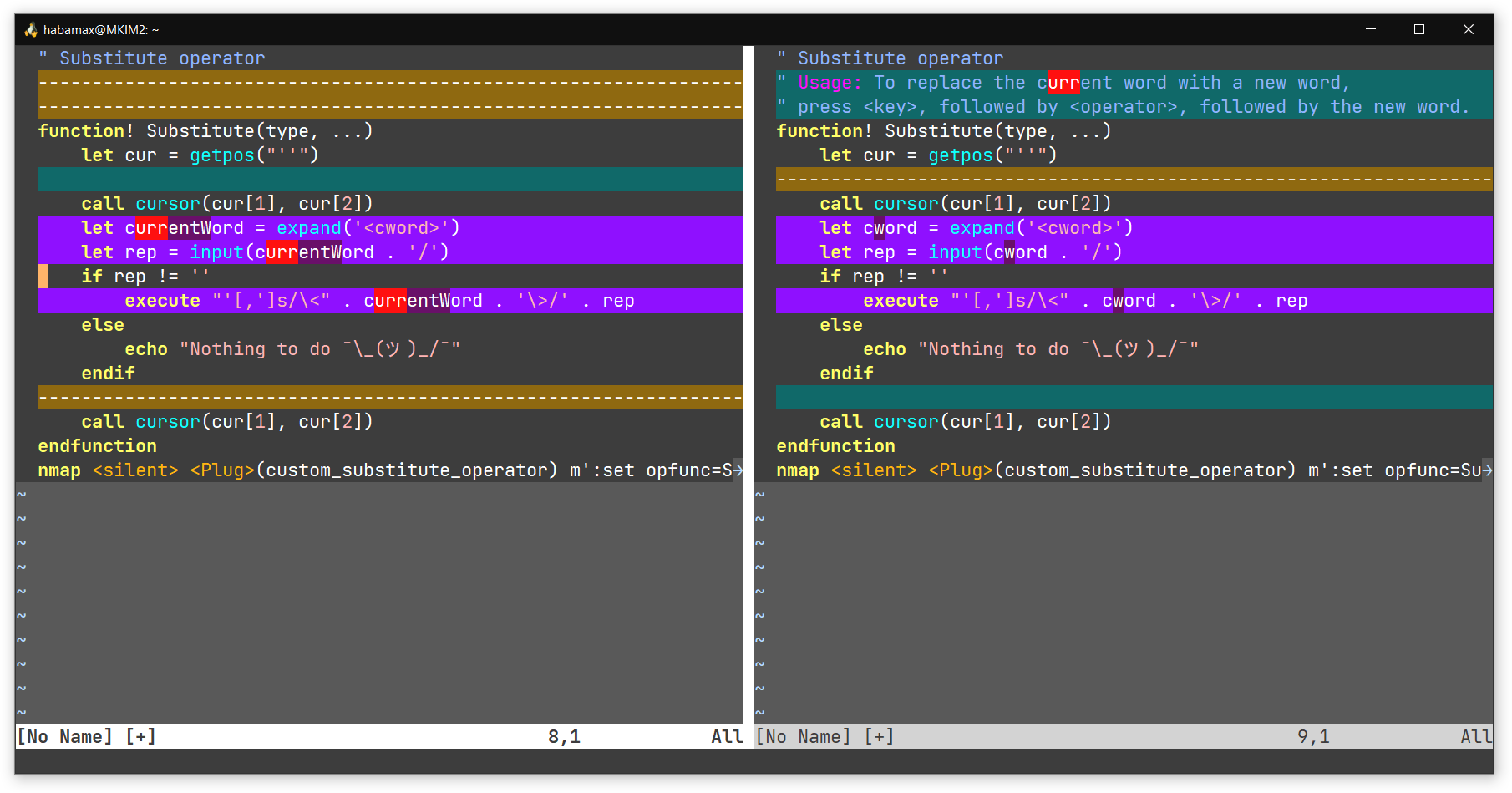 Review: diff colors visibility · Issue #112 · vim/colorschemes · GitHub