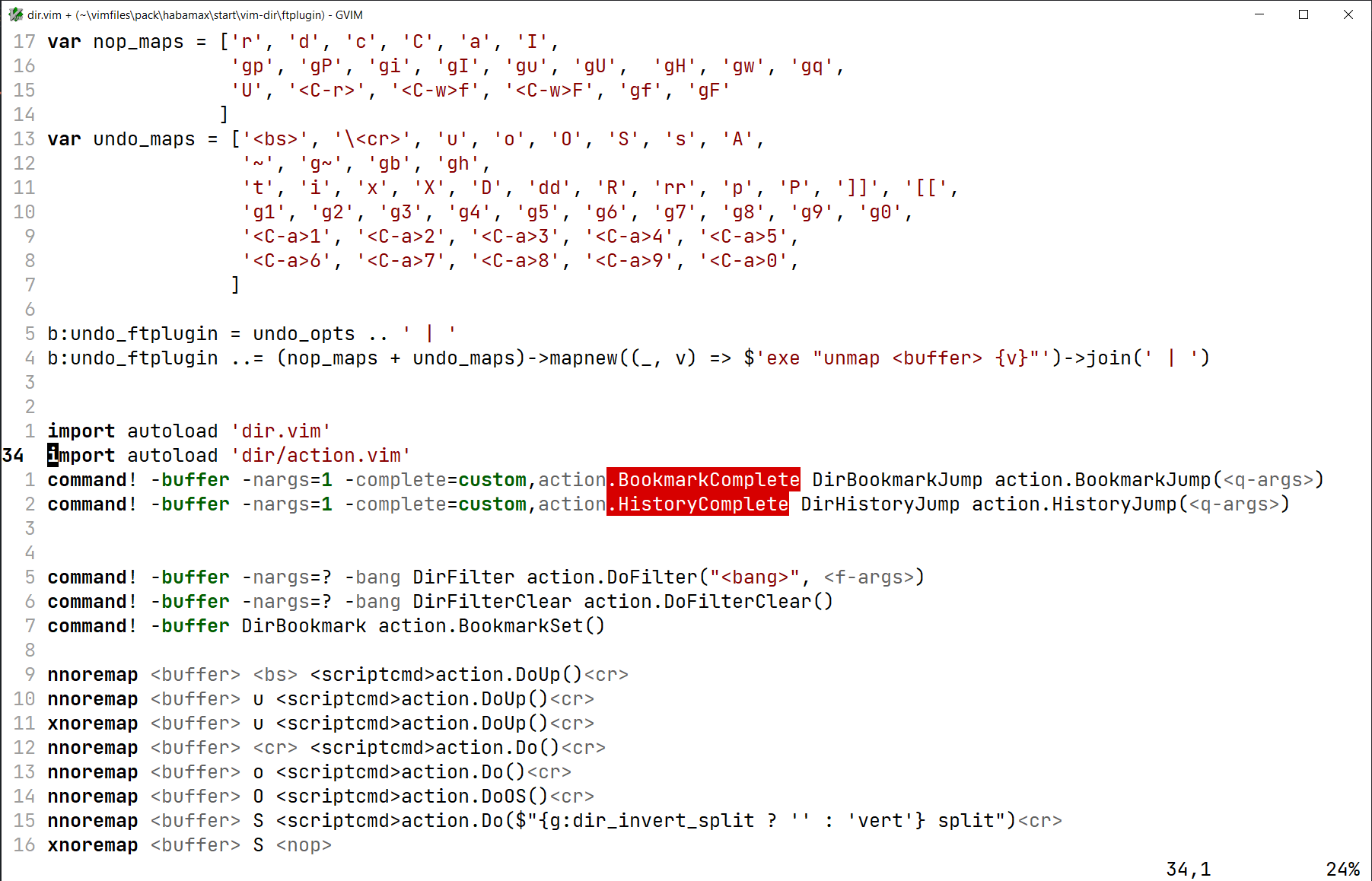 command custom complete autoloaded func highlight error · Issue #10806 · vim/vim · GitHub