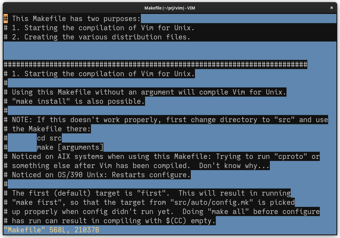EndOfBuffer=none leaking through in some terminal emulators · Issue #11177 · vim/vim · GitHub