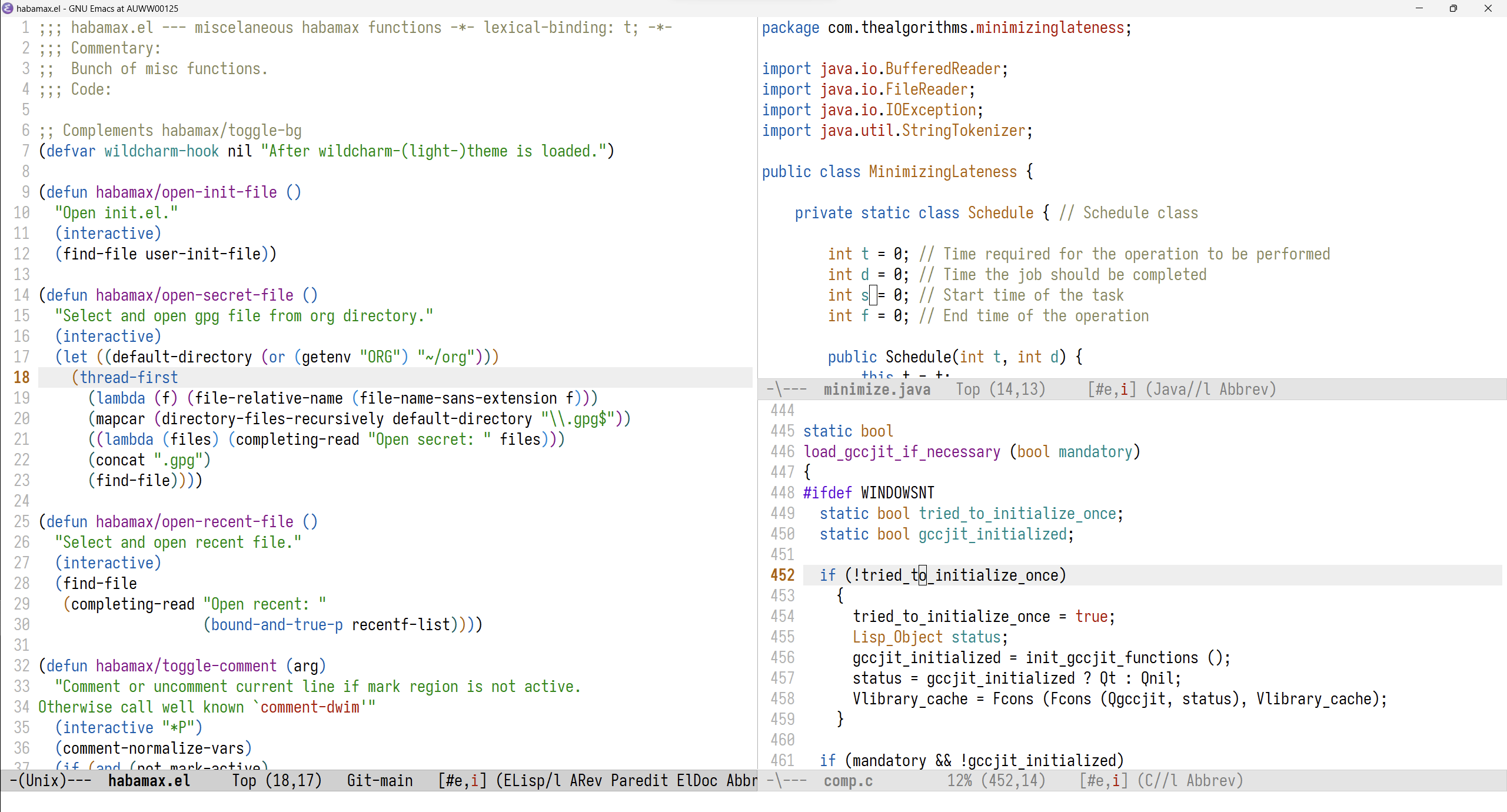 GitHub - habamax/wildcharm-theme: Dark and light Emacs themes