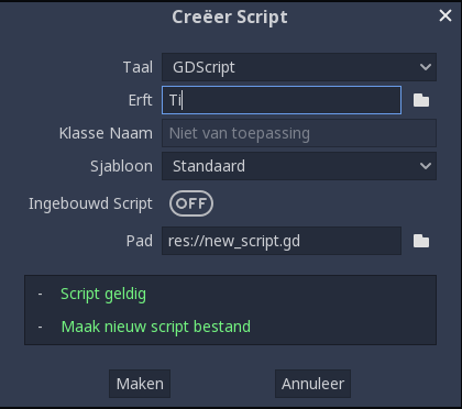 Create Script Dialog's Inherit input doesn't always validate properly · Issue #28851 ...