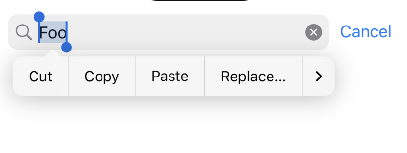 [iOS] TextField selection toolbar buttons is overlapping the decoration · Issue #120373 ...
