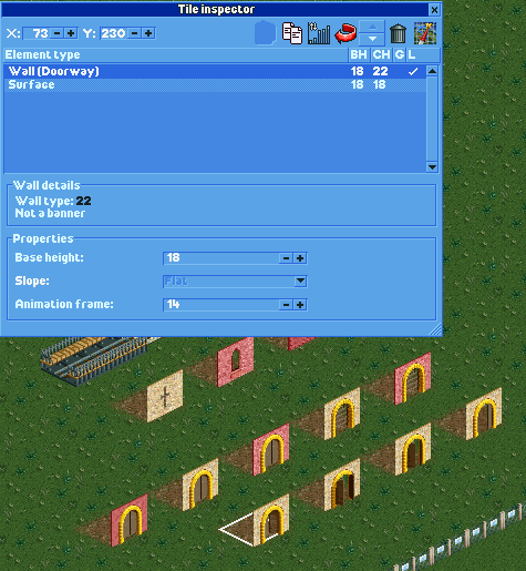 Feature: Open doors and portcullis doors with tile inspector · Issue #9029 · OpenRCT2/OpenRCT2 ...