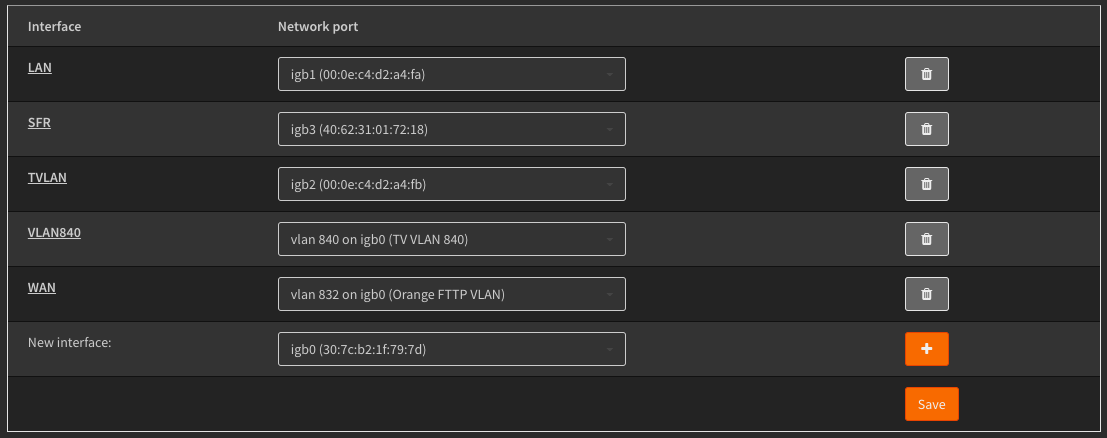 VLAN assignments GUI issue. · Issue #3085 · opnsense/core · GitHub