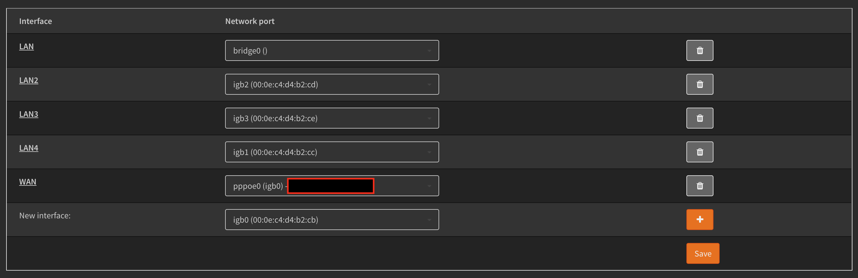 VLAN assignments GUI issue. · Issue #3085 · opnsense/core · GitHub