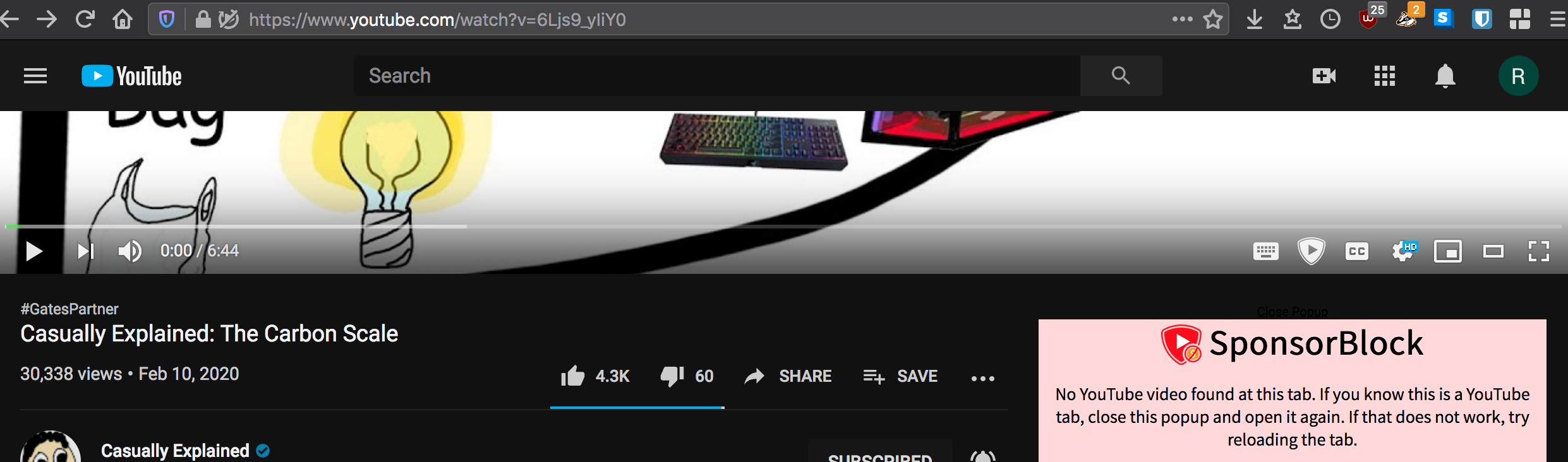 Youtube tabs no longer recognized · Issue #272 · ajayyy/SponsorBlock · GitHub