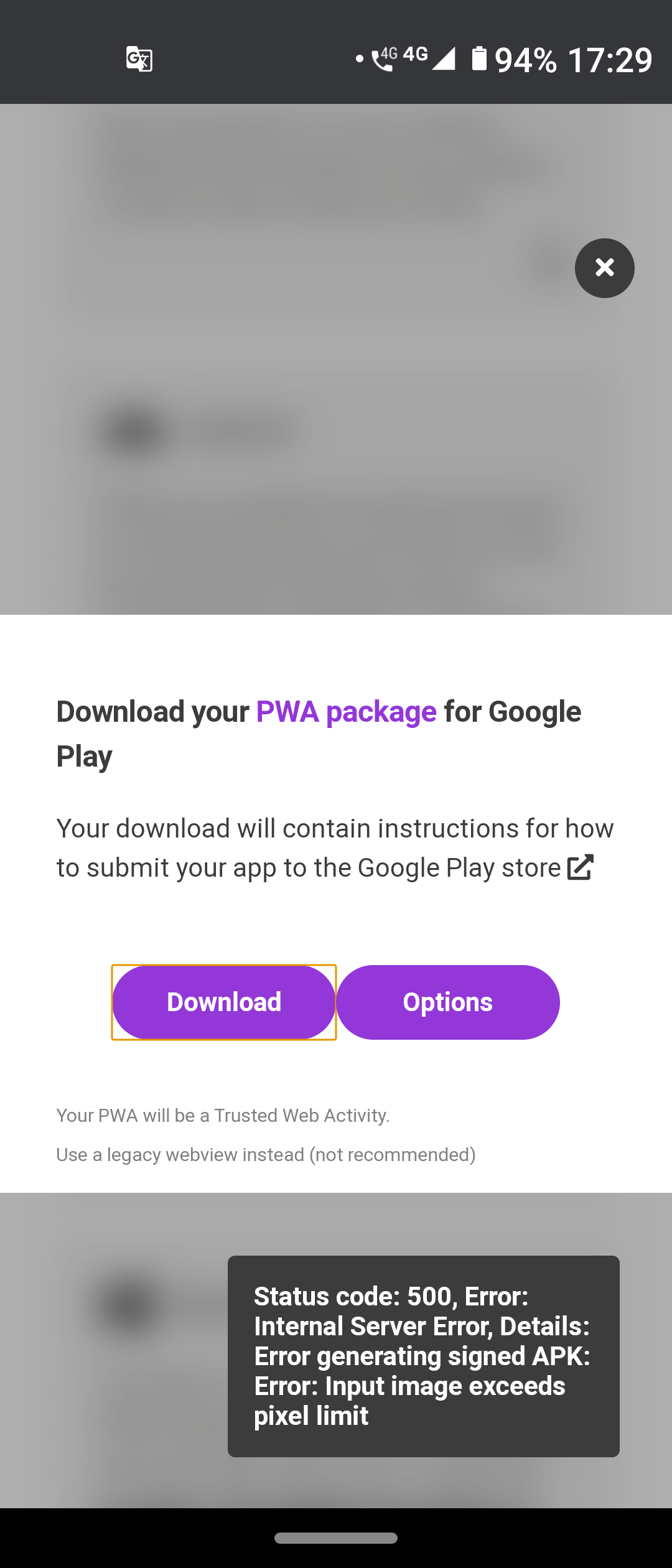 Error: Input image exceeds pixel limit (SVGs not supported for Android app icons) · Issue #1009 ...