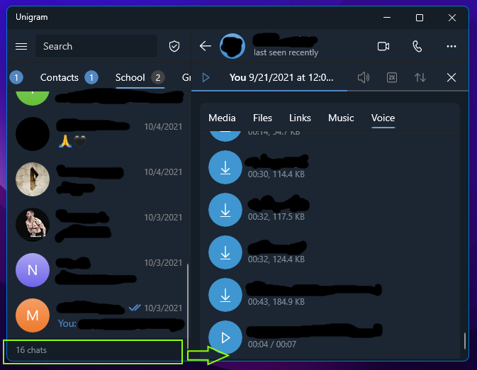 Display the number of items · Issue #2547 · UnigramDev/Unigram · GitHub