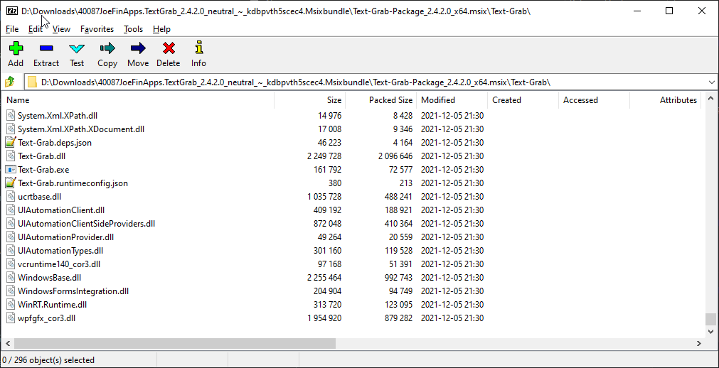 Put MSIX files (instead of one EXE) · Issue #141 · TheJoeFin/Text-Grab · GitHub