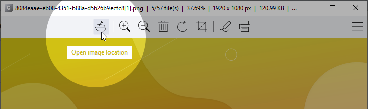Add "open image location" toolbar button · Issue #1209 · d2phap/ImageGlass · GitHub