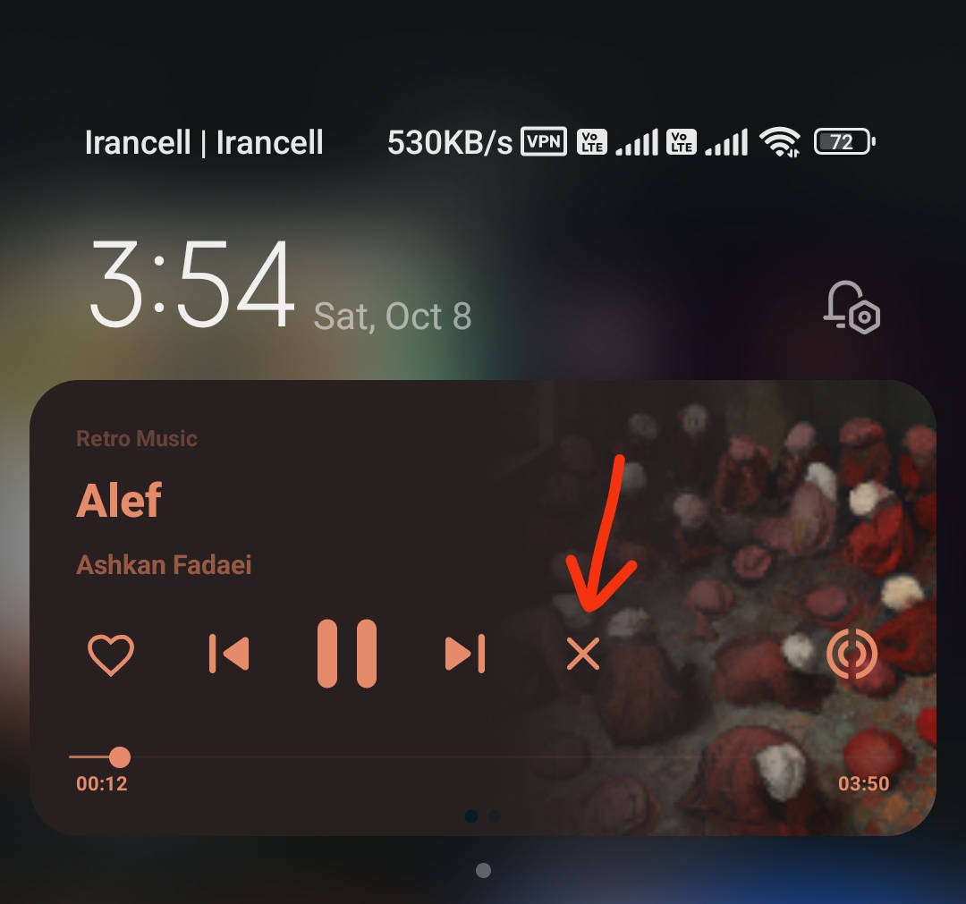 Add close button to notification bar · Issue #280 · z-huang/InnerTune · GitHub