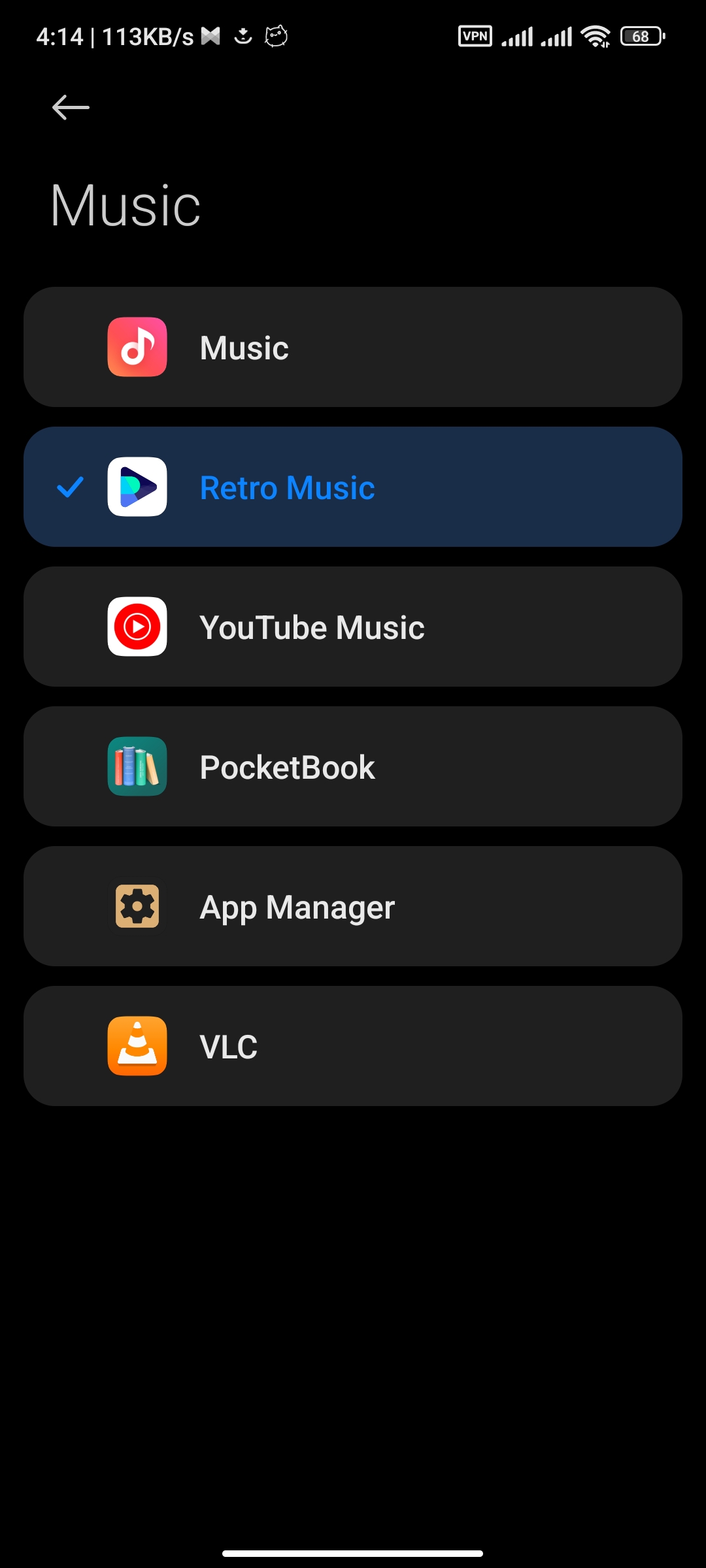 Add this app to default music apps · Issue #281 · z-huang/InnerTune · GitHub