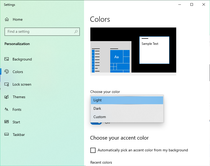 Auto Select theme from Windows Theme · Issue #558 · d2phap/ImageGlass · GitHub