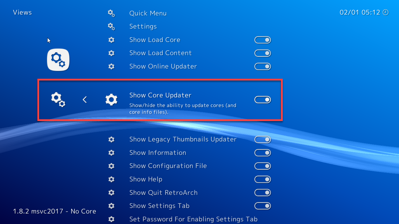 "Download Core" option in the Online Updater not showing up · Issue #9923 · libretro/RetroArch ...