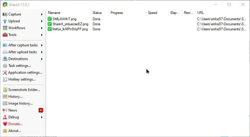 Can't select items on thumbnail view · Issue #4648 · ShareX/ShareX · GitHub