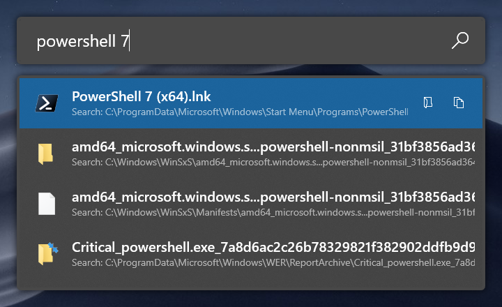 Does not find "PowerShell 7 (x64)" · Issue #4094 · microsoft/PowerToys ...